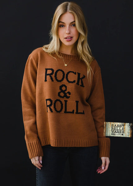 Rock & Roll Sweater – SassyBelleWares